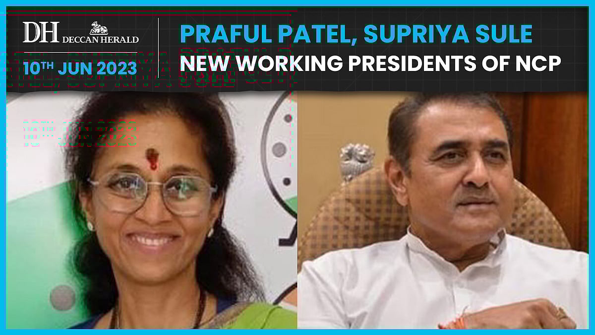 Sharad Pawar announces Praful Patel, Supriya Sule as new Working Presidents of NCP