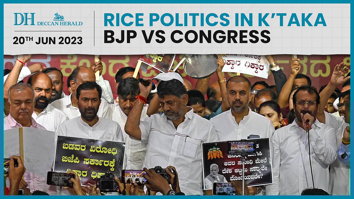 Why are Congress and BJP fighting over 'rice' in Karnataka?
