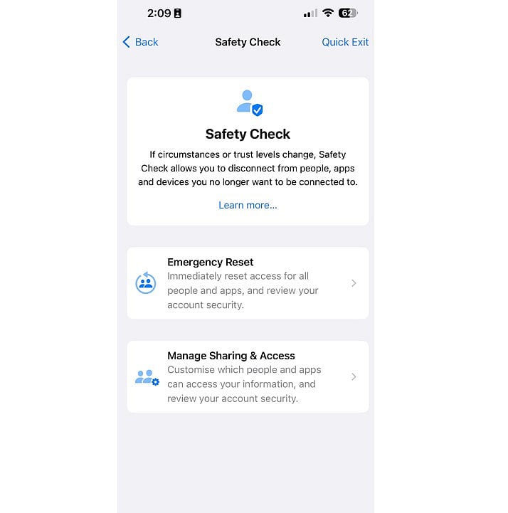 Safety Check: Here's how to make good use of iPhone privacy feature