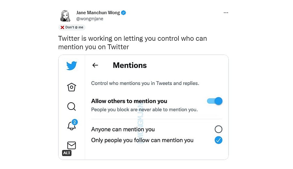 Twitter will soon let users control who can mention them