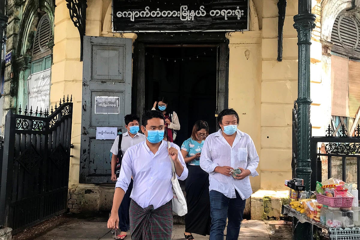 Myanmar poet accused of staging protest over internet blackout