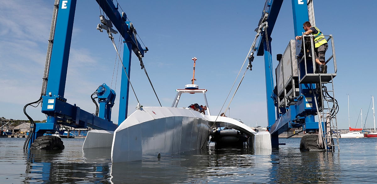High-tech ship set for launch on 400th Mayflower anniversary