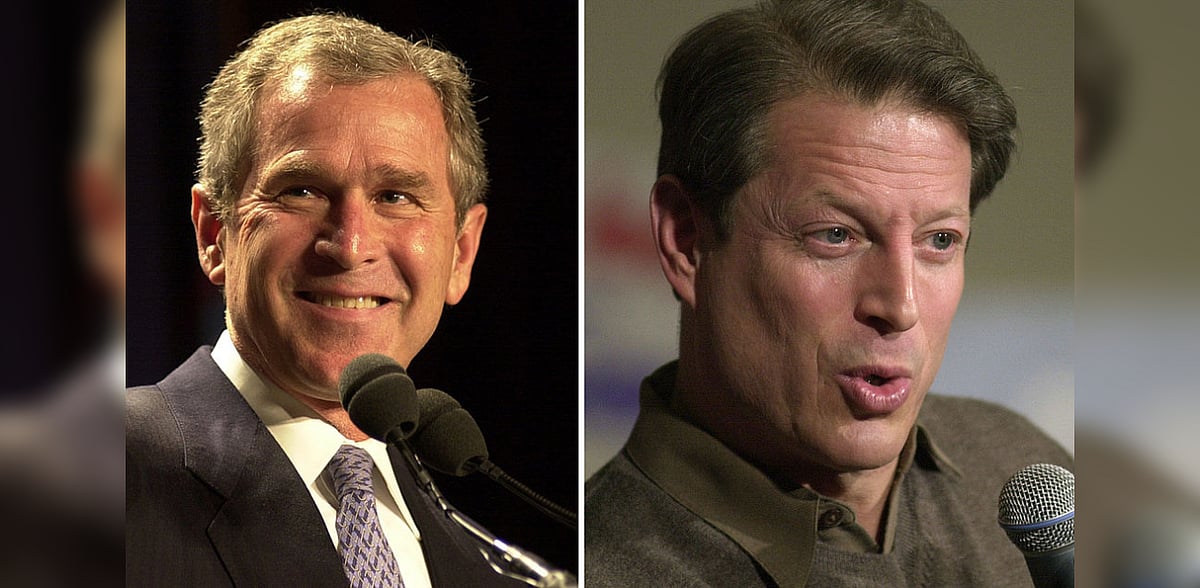 Bush-Gore in 2000: Five weeks of high drama