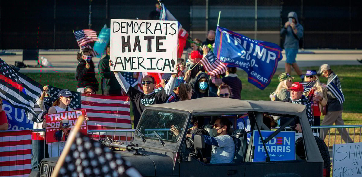 'This isn't over!': Trump supporters refuse to accept defeat