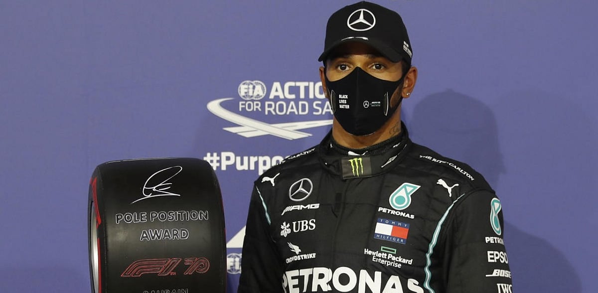 Lewis Hamilton takes 98th career pole in Bahrain Grand Prix
