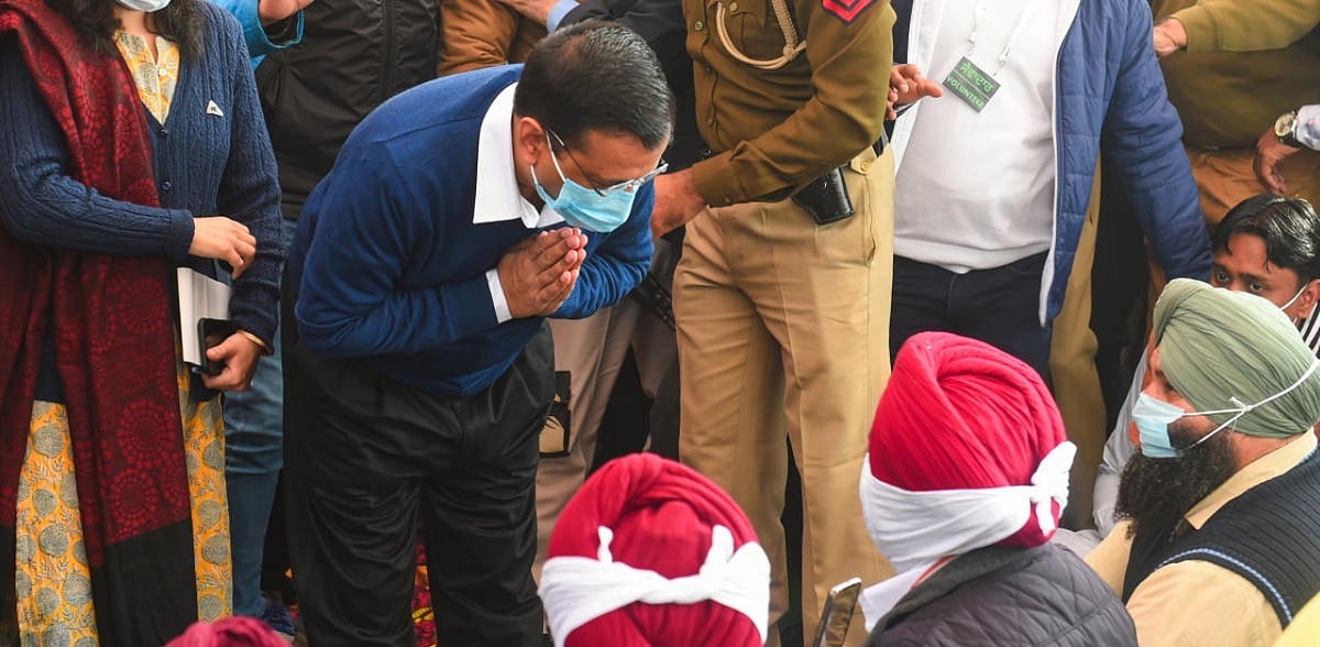 Farmers' Protest: CM Arvind Kejriwal under house arrest, claims AAP ...
