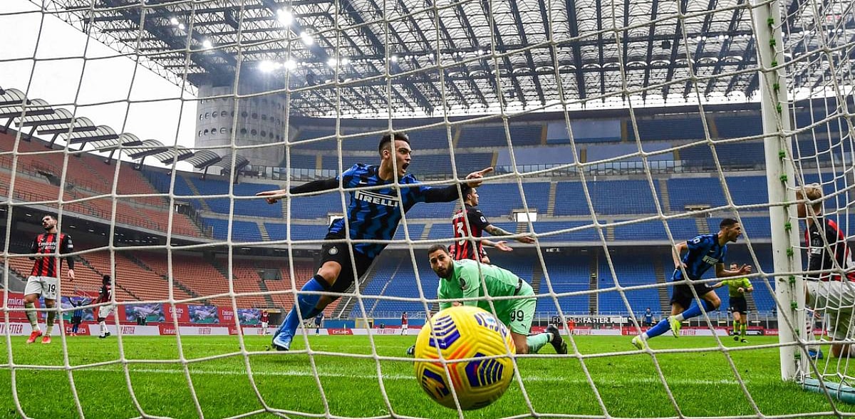 Inter beat AC Milan 3-0 to extend Serie A lead