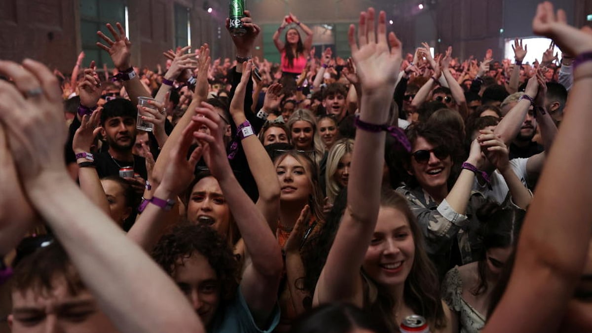 Thousands hit Liverpool rave in trial reopening from lockdown