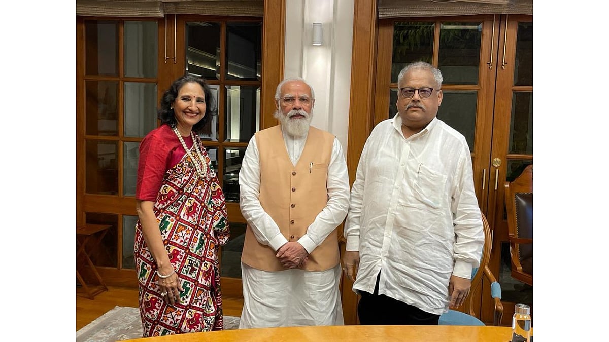 PM Modi meets noted stock market investor Rakesh Jhunjhunwala