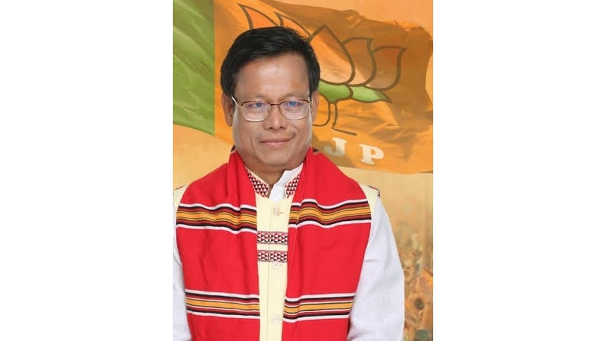 BJP legislator Bhuban Gam takes oath in Assam assembly