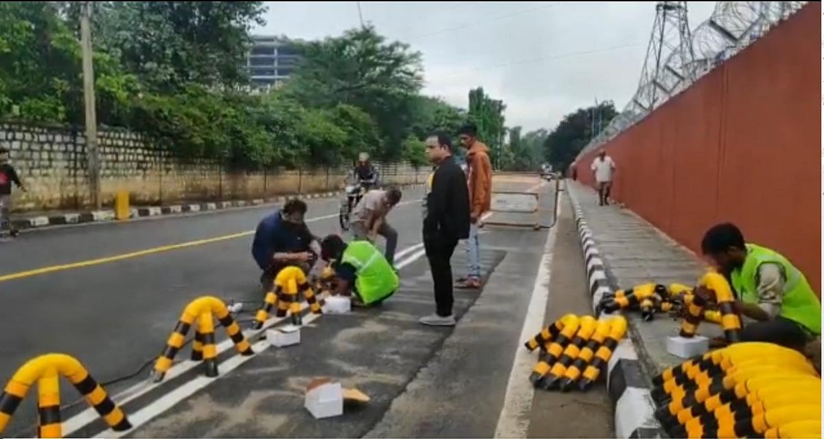 Bengaluru’s first bi-directional cycle lane opens at SK Road