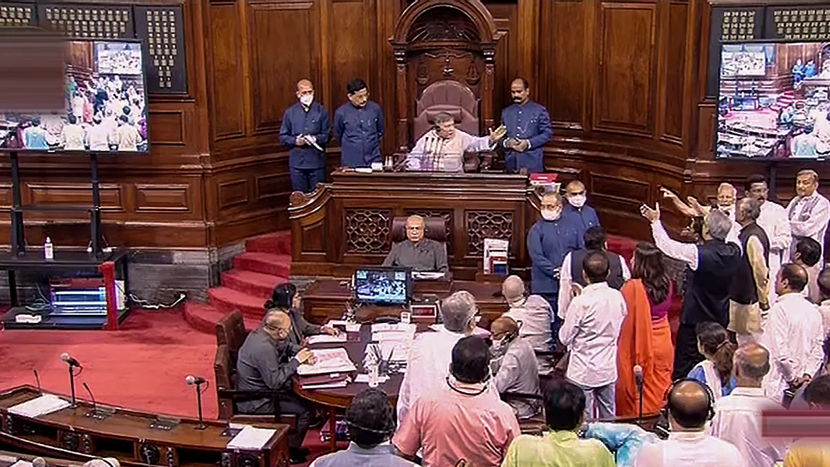 Rajya Sabha Adjourned Twice Before Lunch Amid Opposition Protests Over