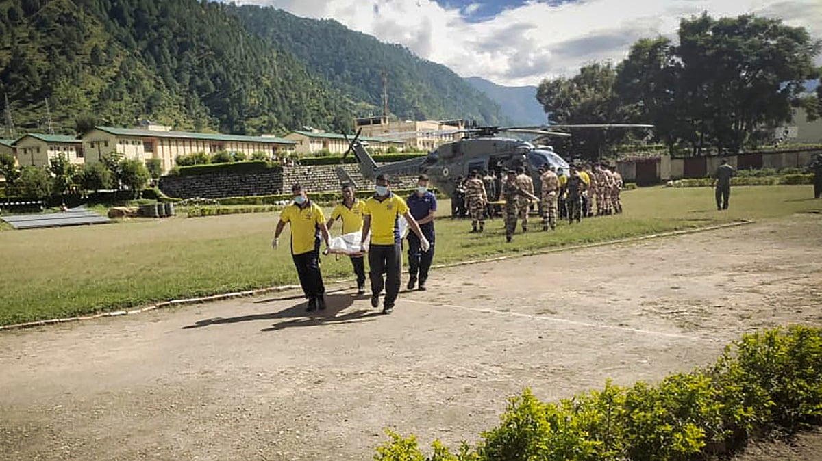 Uttarkashi avalanche: Five more bodies brought down to camp in Matli