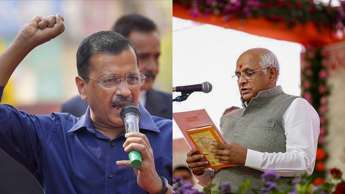 Bhupendra Patel is 'puppet CM', can't even change own peon: Kejriwal