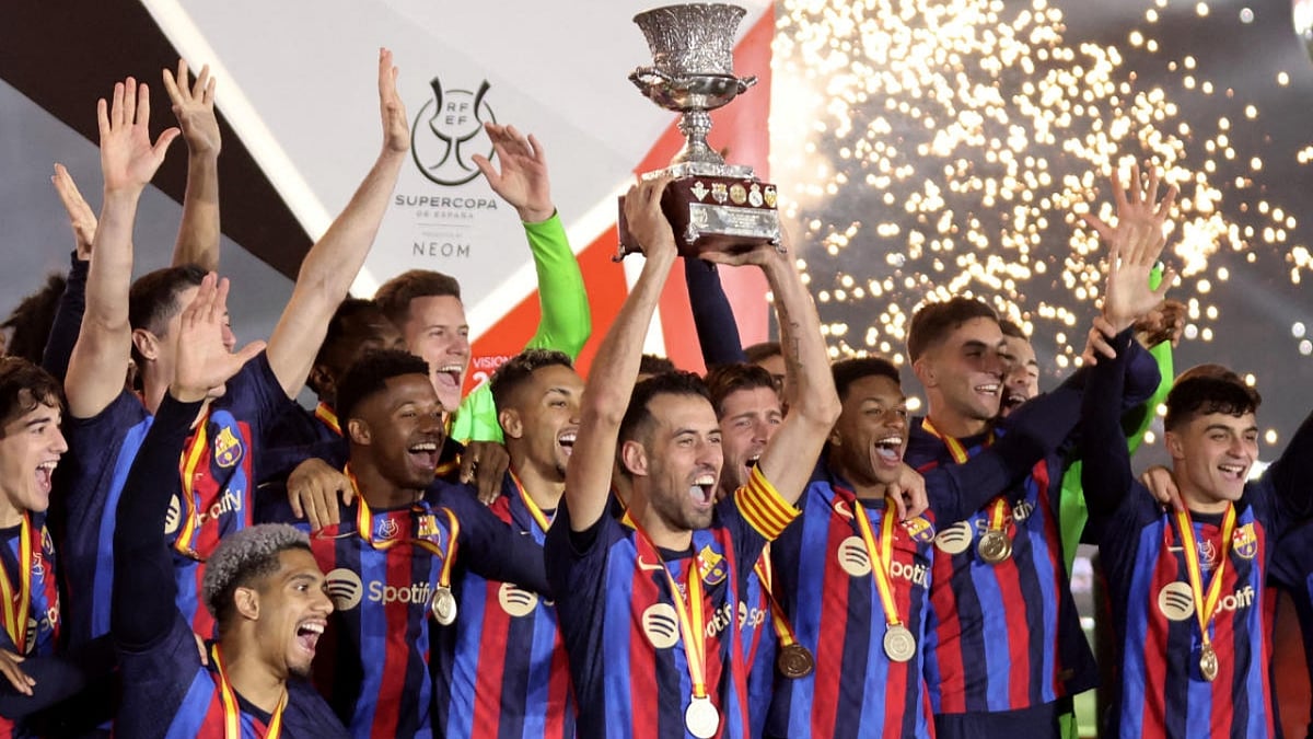 'Spectacular' Gavi shines as Barca beat Madrid to win Spanish Super Cup