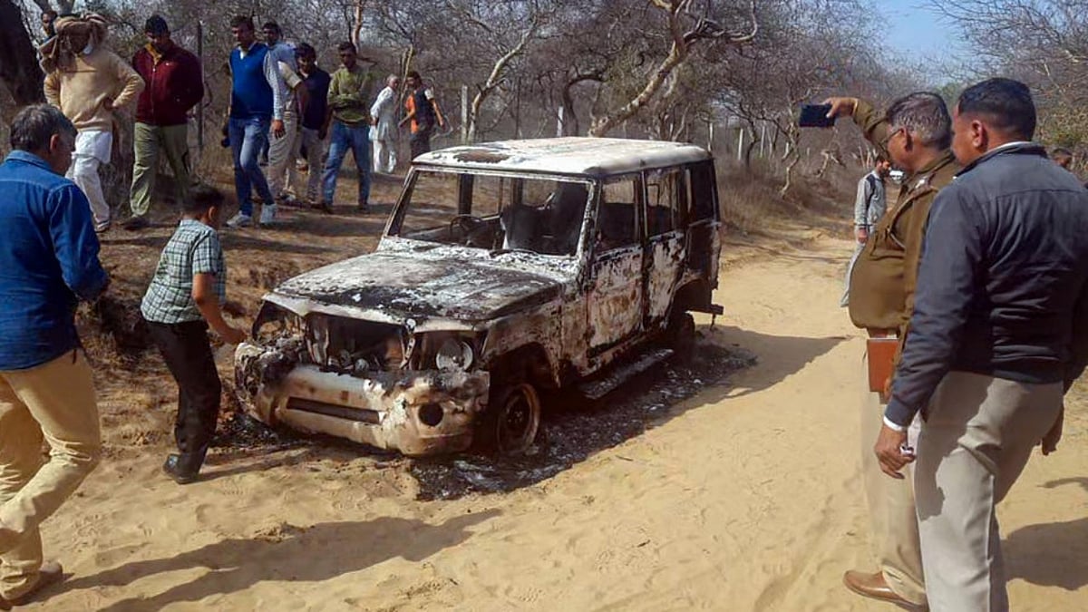 Men found charred: Body of stillborn baby exhumed in Nuh for postmortem