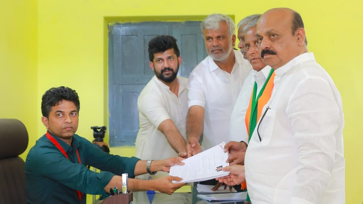 BJP's Varuna candidate V Somanna files nomination