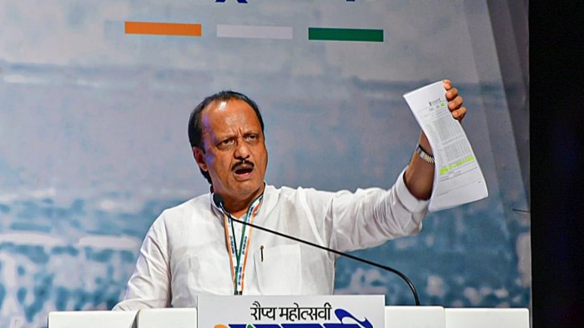 Ajit Pawar seeks Sharad Pawar’s blessings, 30 MLAs attend rival NCP meet