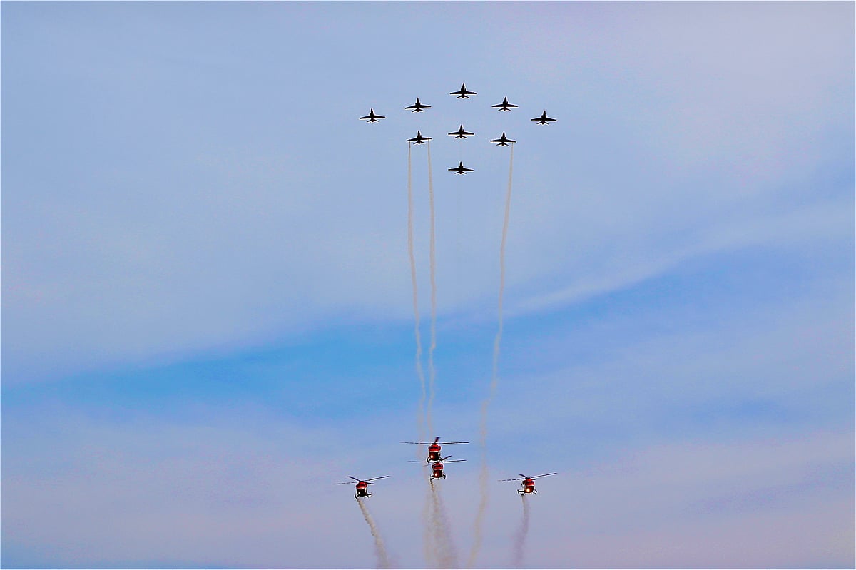 In Pics | American B-1B Lancer to Sarang, Surya Kiran: Key displays to ...