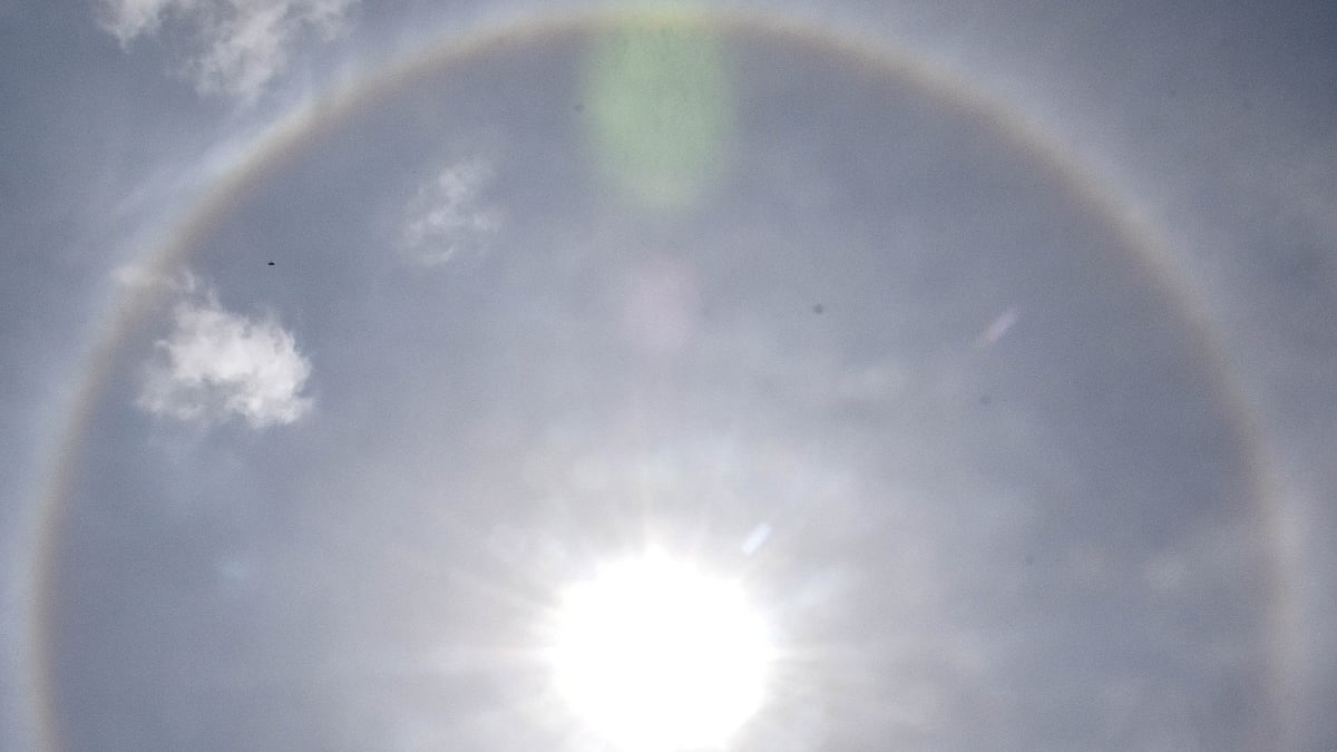 Sun Halo: Bengaluru witnesses rare optical phenomenon