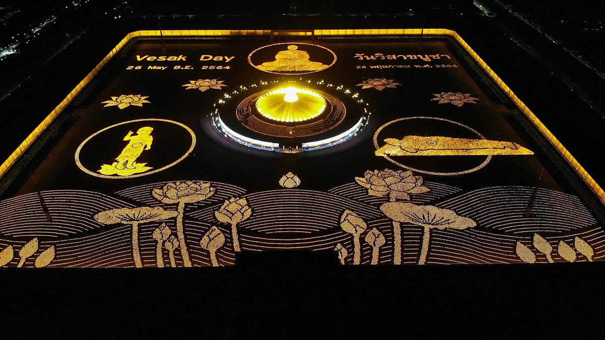 Vesak Day 2021: Devotees celebrate festival with full zeal; see pics