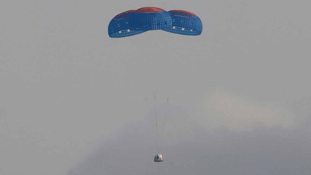 In Pics: Jeff Bezos completes his Blue Origin flight to space