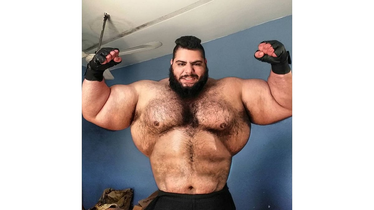 In Pics | Iranian Hulk Sajad Gharibi all set to fight 'Scariest Man On ...
