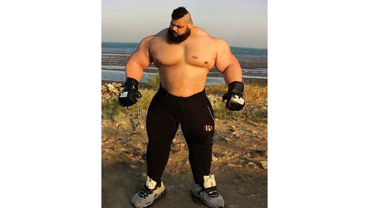 In Pics | Iranian Hulk Sajad Gharibi all set to fight 'Scariest Man On ...