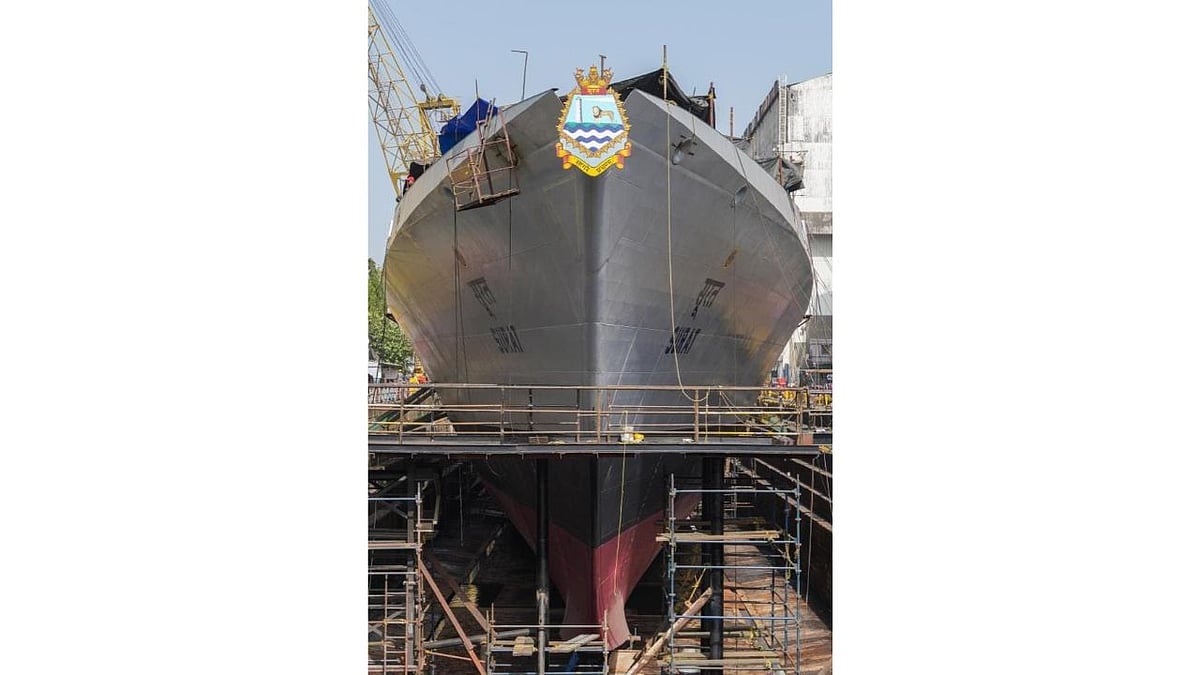 Rajnath Singh launches INS Surat, INS Udaygiri in Mumbai; See Pics