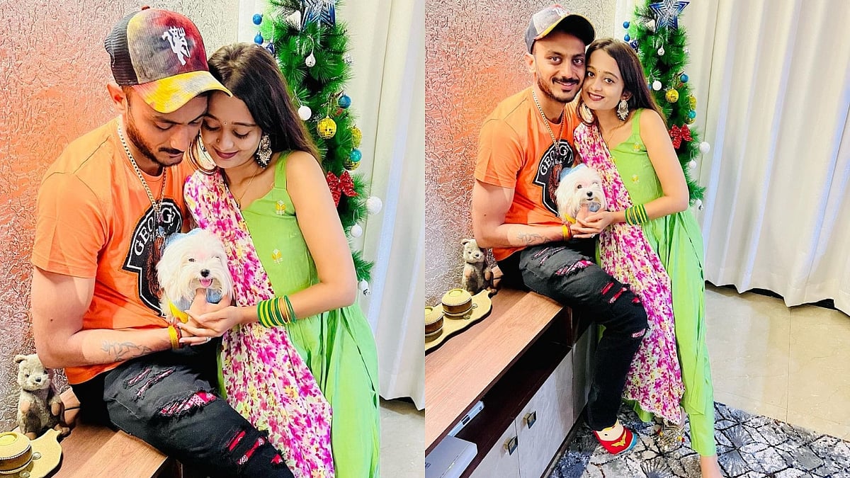 In Pics | Cricketer Akshar Patel marries girlfriend Meha Patel in a ...