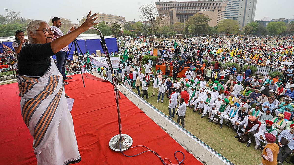In Pics | Thousands throng Delhi's Ramlila Maidan for Kisan Mahapanchayat