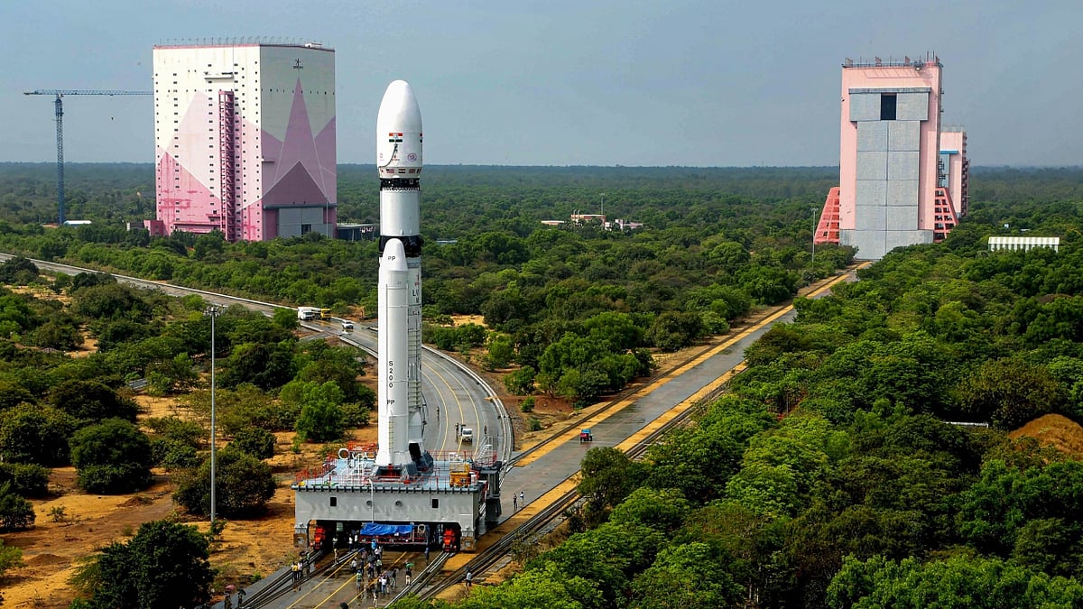 In Pics | ISRO launches India's largest LVM3 rocket from Sriharikota