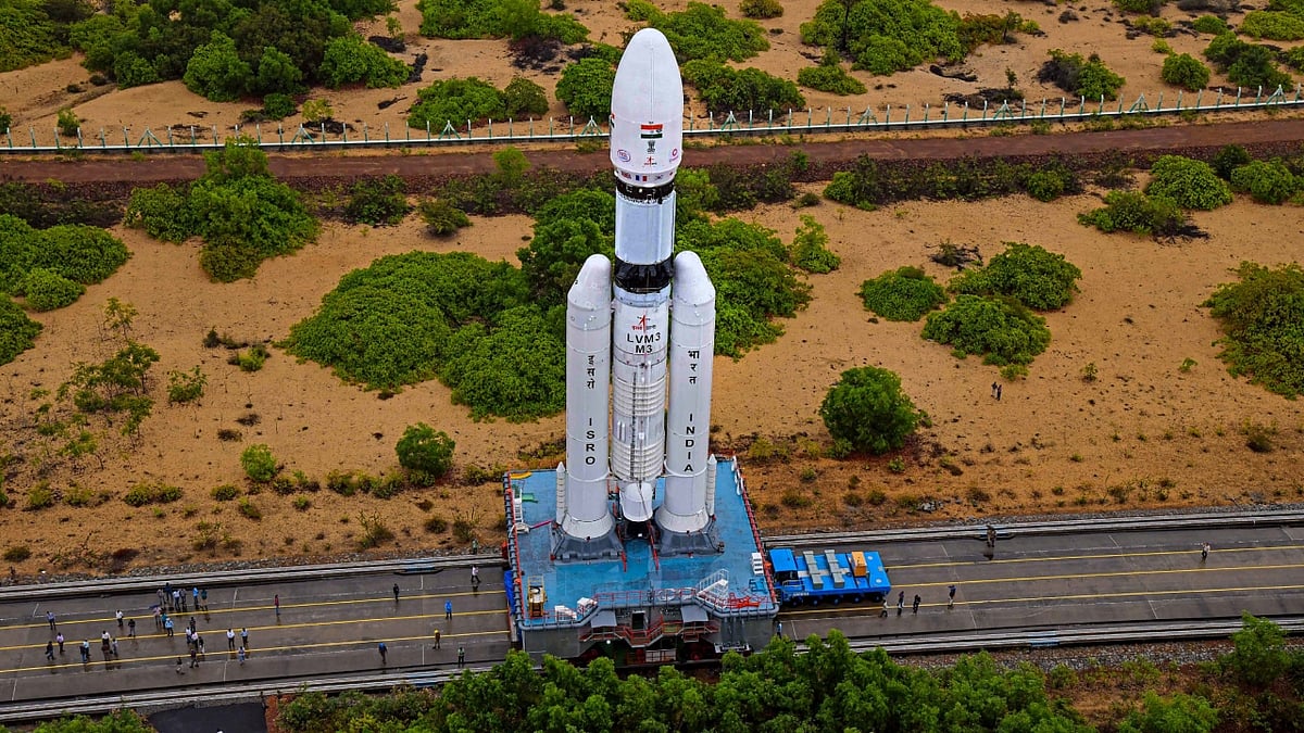 In Pics | ISRO launches India's largest LVM3 rocket from Sriharikota