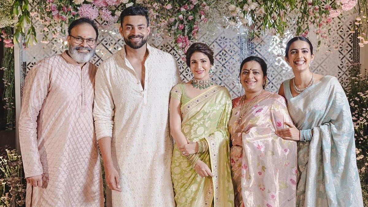 In Pics | Actor Varun Tej Konidela gets engaged to Lavanya Tripathi