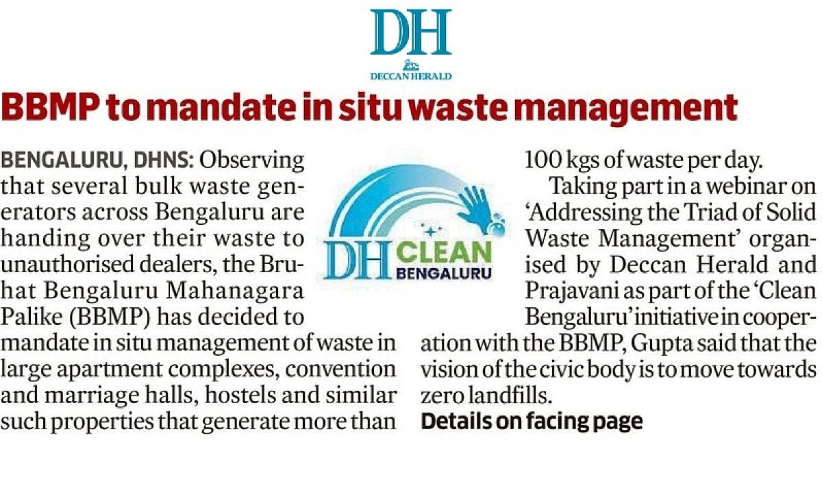 BBMP's in-house waste processing: 'Futuristic but unworkable idea'