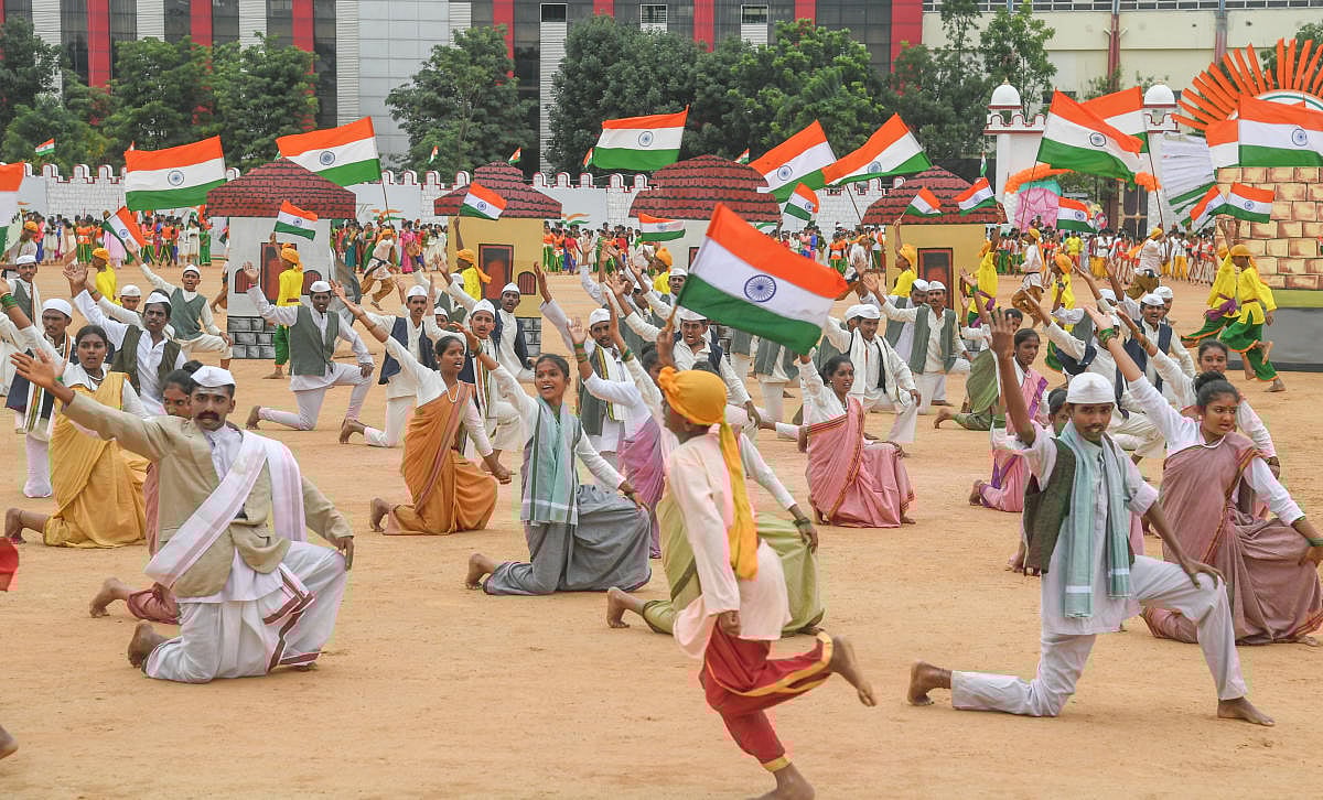 Parade, displays add festive colour to I-Day