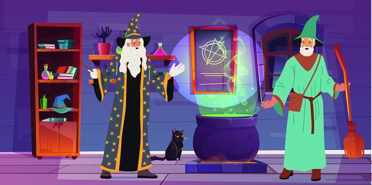 When two great wizards shared their wisdom