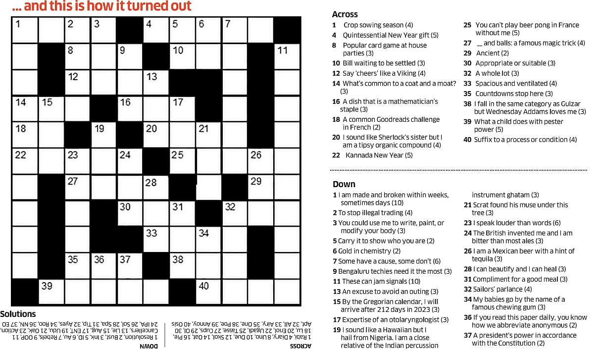 How I set my first crossword