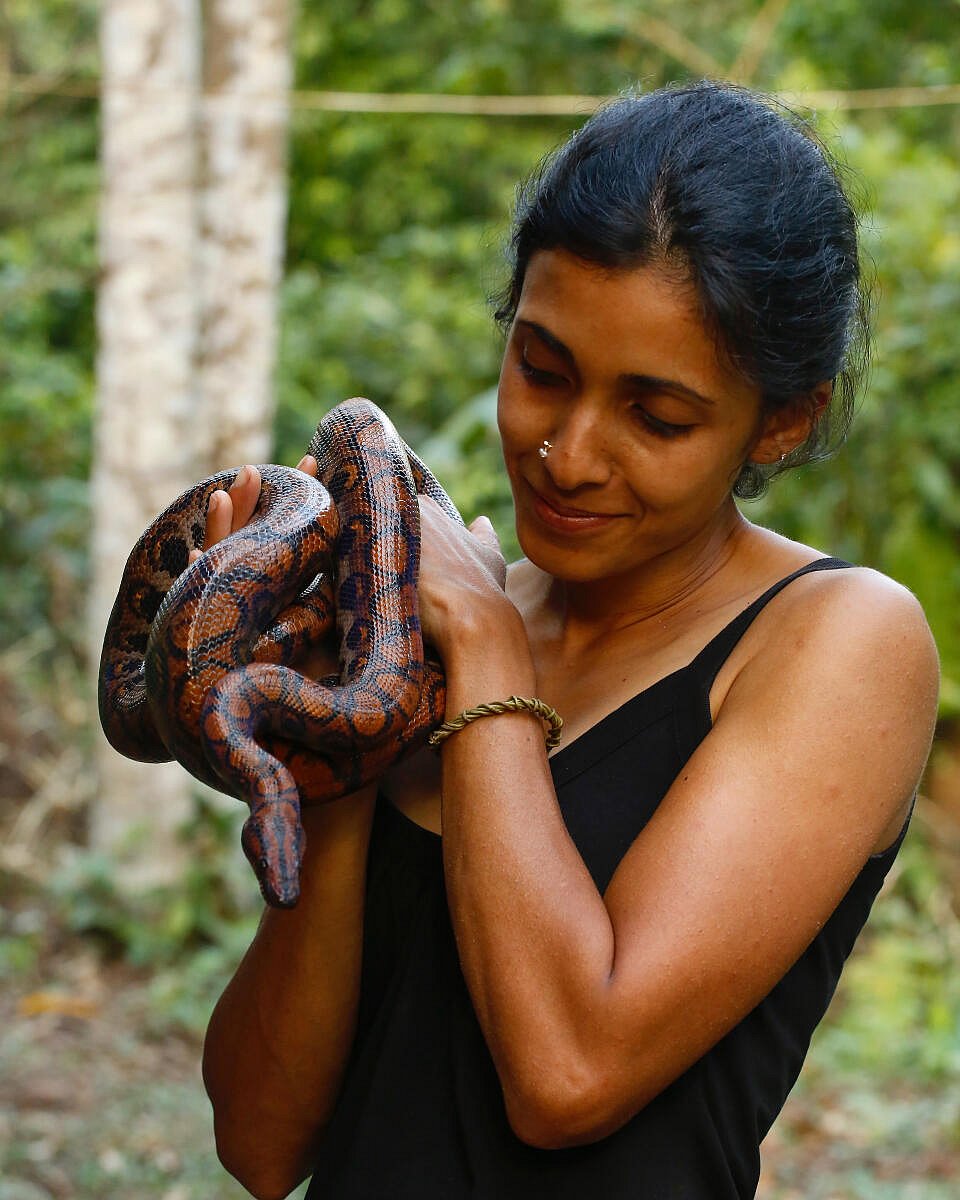 Snaking & charming her way through wilderness