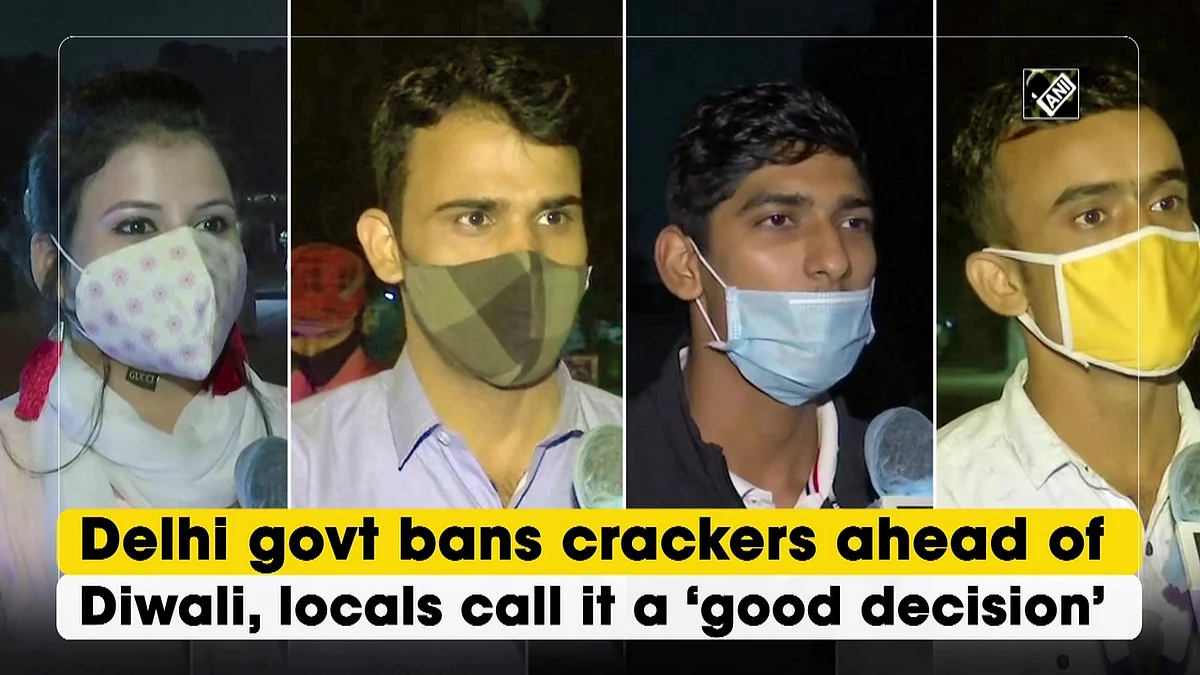 Delhi govt bans firecrackers ahead of Diwali Delhi govt bans firecrackers ahead of Diwali